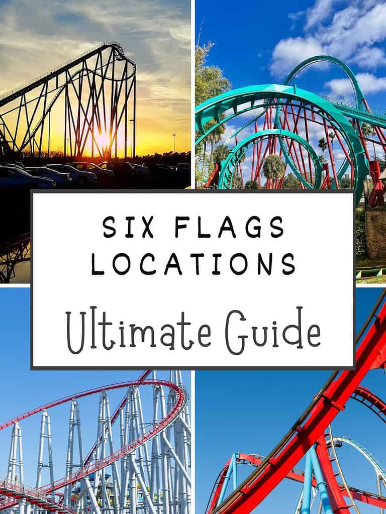 Ultimate Guide to Six Flags Locations - U.S., Canada, & Mexico - Red ...